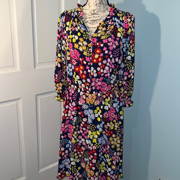 Talbots | Dresses | Talbots Spring Fit And Flare Spring Dress Gorgeous ...